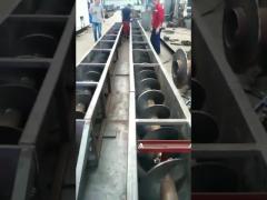Shaft U Type Spiral / Screw Conveyor For Drilling Mud Rig Parts