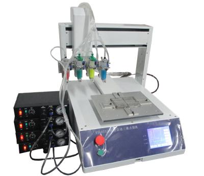 China Multiple color glue dispenser / oil painting machine for sale