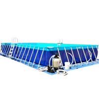 China Rectangular Canvas Swimming Pool for Kids & Adults - Multiple Sizes Available with Quick Setup and Durable Construction for sale
