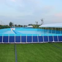 China Rectangular Canvas Swimming Pool for Kids & Adults - Multiple Sizes Available with Quick Setup and Durable Construction for sale