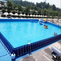 China Rectangular Canvas Swimming Pool for Kids & Adults - Multiple Sizes Available with Quick Setup and Durable Construction for sale
