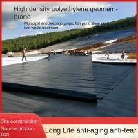 China HDPE Geomembrane Liner 0.5mm to 3.0mm Thickness Customizable Length 50m to 100m Rolls for sale