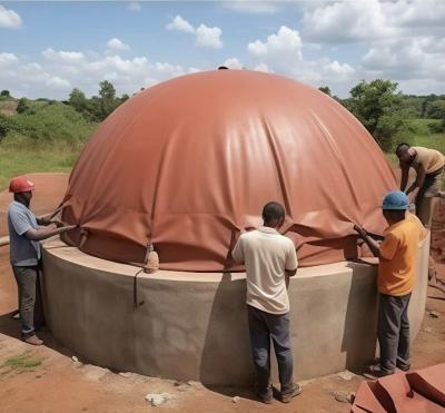 China Biogas Digester Tank With Biogas Outlet With Safety Valve Ideal For Organic Waste Slurry Operating Pressure 0.02 To 0.05 MPa Gas Generation System for sale