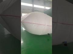 선박 플렉시탱크 컨테이너 상부 로딩 / 하부 배하
