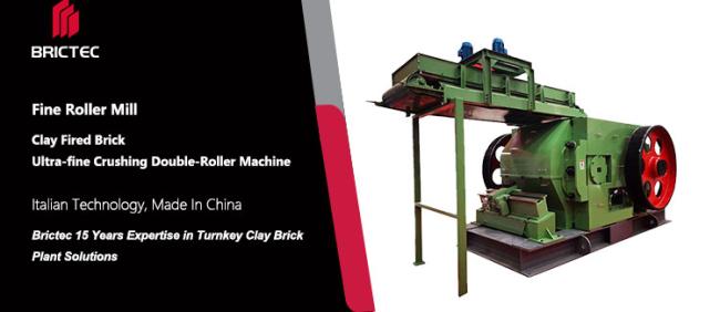 Heavy Duty Dual-Roller Clay Crusher in operation