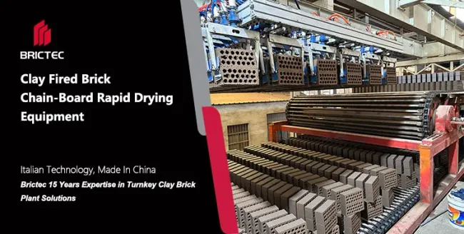 Chain-Board Rapid Dryer for Clay Bricks Drying Precision Control