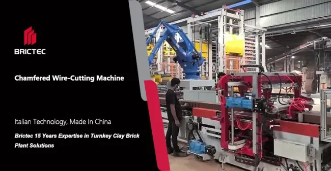 Chamfered Wire-Cutting Machine for brick production