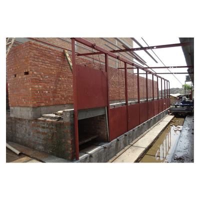 China Paralelo 50m a 74m Pequeno túnel Forno de tijolo Fabricação de planta secadora 5 - 12 conjuntos de túneis for sale