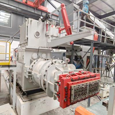 China VP75 Double Stage Vacuum Extruder with Capacity 45-80m3/m for Block Perforated Brick Wall brick for sale