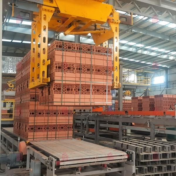 Quality Steel Automated Unloading and Packing for Customizable Clay Brick Making Process for sale