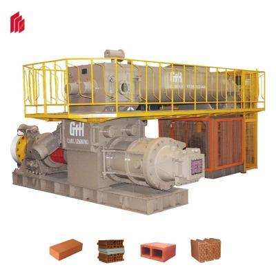 China Brick Making Machine Dubbelstage Vacuum Extruder Duitsland Technologie for sale