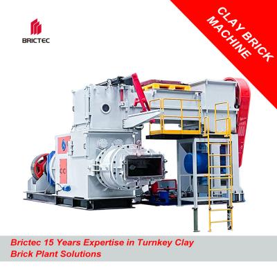 China Industrial Vacuum Extruder for Hollow Bricks High Density Clay Brick Making Machine for sale