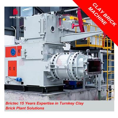China Industrial Vacuum Extruder for Hollow Bricks High Density Clay Brick Making Machine for sale