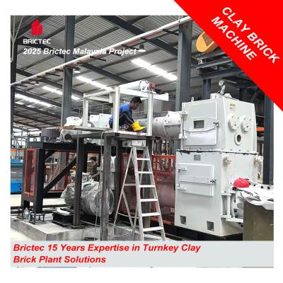 China Industrial Vacuum Extruder for Hollow Bricks High Density Clay Brick Making Machine for sale
