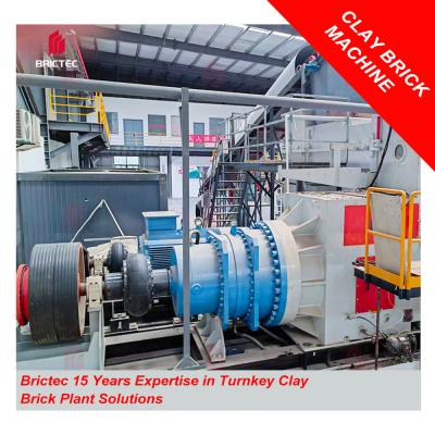 China Industrial Vacuum Extruder for Hollow Bricks High Density Clay Brick Making Machine for sale