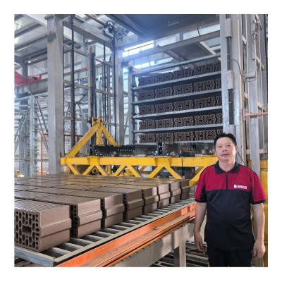 Cina Macchine per fabbricazione di mattoni prodotte in Cina esportate in Iraq - capacità garantita di 750 TPD in vendita