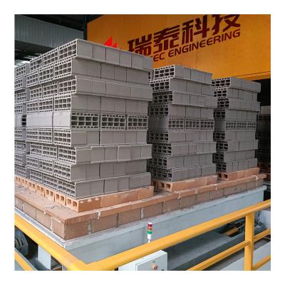 Cina Forno a galleria per la cottura di mattoni e ceramiche e piastrelle con controllo automatico della temperatura e elevata efficienza termica in vendita