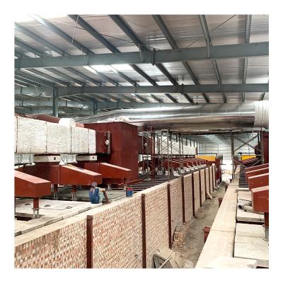 Cina Forno a galleria per la cottura di mattoni e ceramiche e piastrelle con controllo automatico della temperatura e elevata efficienza termica in vendita