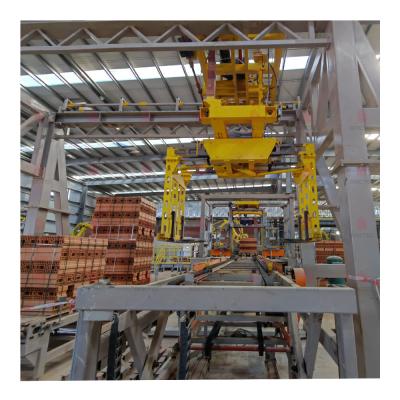 China Automated Clay Brick Stacking and Packaging System with One-Touch Brick Type Switching and Simple Operation for sale