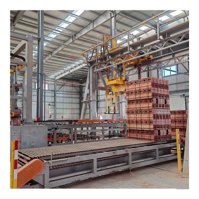 China Automated Clay Brick Stacking and Packaging System with One-Touch Brick Type Switching and Simple Operation for sale