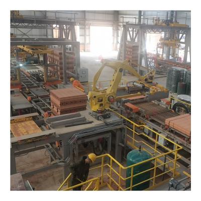 China Automated Clay Brick Stacking and Packaging System with One-Touch Brick Type Switching and Simple Operation for sale