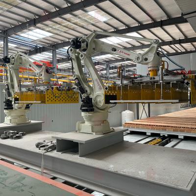 China Automatic Brick Stacking Machine with 800kg Robot Unloading Capacity and One-Touch Brick Type Switching for Efficient Palletizing for sale