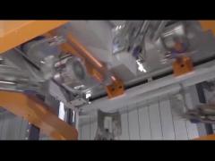 Hoog verscheuringsvermogen Automatische bakstenen verpakkingsapparatuur Stretch film wikkelmachine
