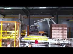 BRICTEC DC Motor Automatic Brick Packaging Equipment Semi Automatic Basket Strapping Machine