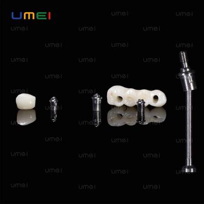 China Dental Implant Custom Abutment , Biocompatible Tooth Implant Abutment for sale