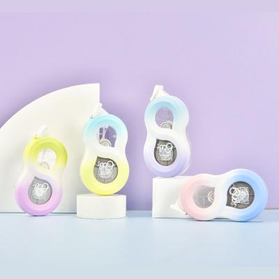 China Classical Stationery Whiteout Tape Durable PET Tape Gradient Color Correction Tape for sale