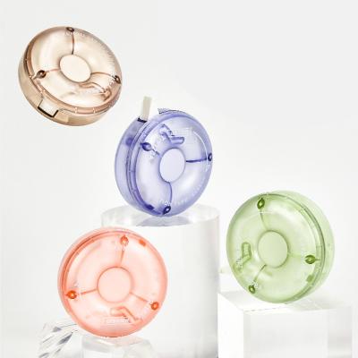 China Students Funny Stationery Round Shape Doughnut Style Twisting Correction Tape Cute Mini Size for sale
