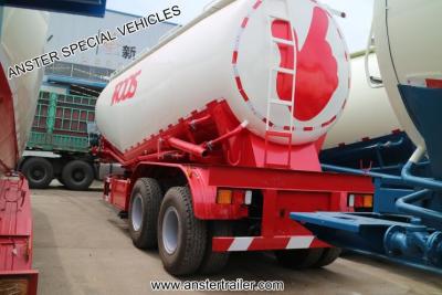 China 30 40 50 60 m3 Cbm Bulk powder Cement Tanker Trailer with Q235 material for sale