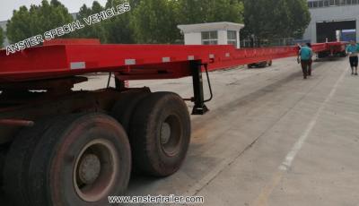 China 20 30 40 50 m Hydraulic axle Wind Turbine Blade Trailer for Sale material Q690 for sale