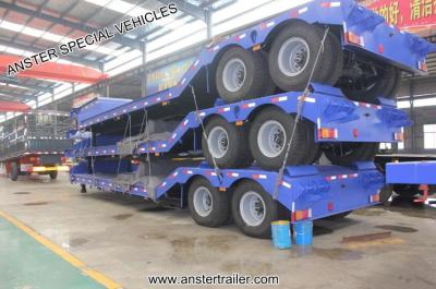 China 2 3 4 Axles lines 30 40 50 T Tons CIMC Lowboy Lowbed Low Bed Trailer Q345 material for sale