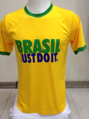 China 2014 regalos del mundial de la FIFA, jersey de fútbol, las camisetas de manga corta de la juventud de la ciudad anfitriona del Brasil en venta