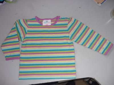 China 1,4000 camisetas llenas de la manga de la muchacha del niño de las PC, niños estándar de oeko-Tex sobreabastecen la ropa en venta