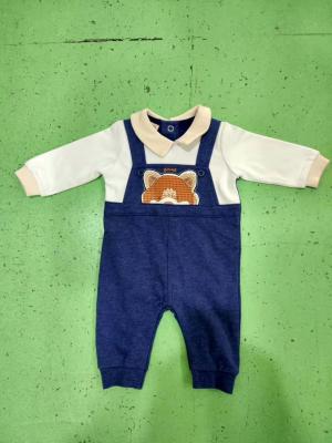 China export toddler assorted jumpsuit bodysuit lovely full sleeve round collar cotton rompers for sale