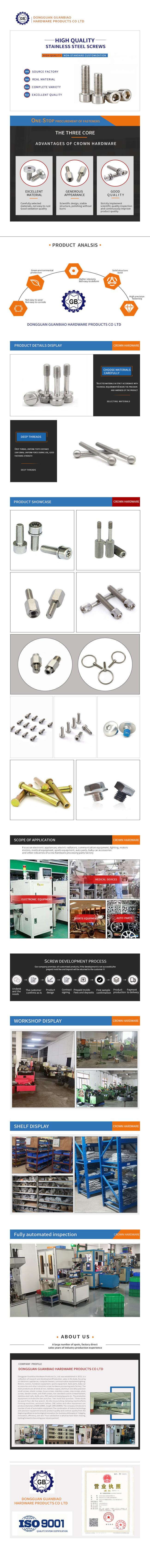 High-Security Anti-Theft Screws | Custom Security Fasteners | tamper proof security screw | Guanbiao hardware