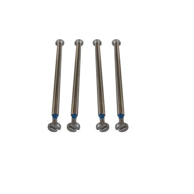 Stainless Steel Male And Female Nails Binder Screw Sex Bolt For Sports And Shoe Skates