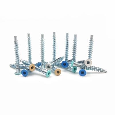China Galvanized Countersunk Head Hexagonal Socket Roller Coaster Straight Trimming for sale