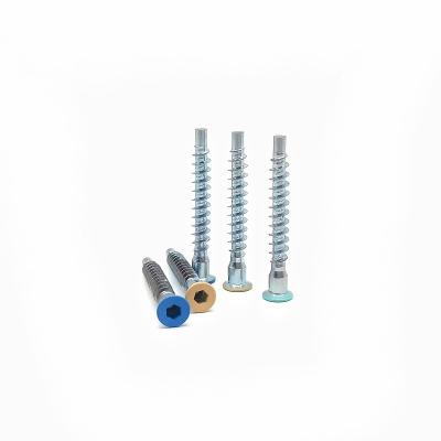 China Galvanized Countersunk Head Hexagonal Socket Roller Coaster Straight Trimming for sale