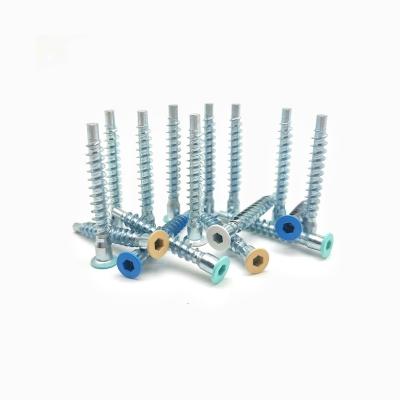 China Galvanized Countersunk Head Hexagonal Socket Roller Coaster Straight Trimming for sale