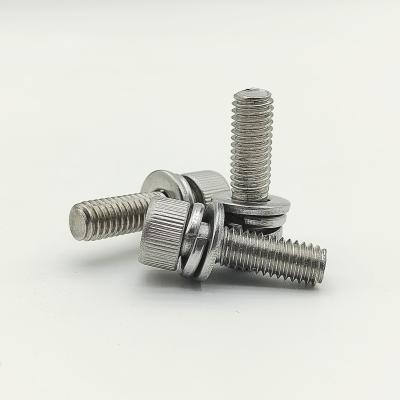 China Niet-standaard A4-80 Triple Security Cap schroeven voor openbare infrastructuur Zwarte oxide afwerking Hex Socket Guanbiao Hardware Te koop