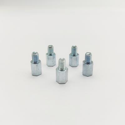 Cina M4 Hex Standoff Screw 8 mm in acciaio inossidabile blu-zinco placcato in vendita