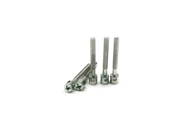 Carbon Steel Cross Groove Single Hole Galvanized Meter Screws M3*25
