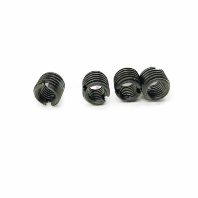 Self Threading Inserts Threaded protective sleeves 10.9-Grade High-Strength Iron Threaded Sleeves Internal and external braces 