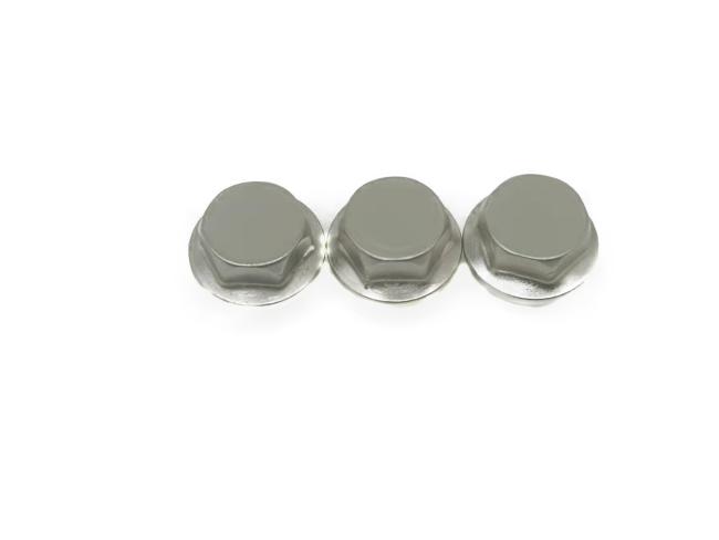 M8X5.5 Stainless Steel Electrolytic Polishing Car Wheel Modified Decoration Rivets Hexagonal Decorative Rivets
