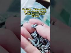 Estampado progresivo multi-muerte y giro de múltiples ejes para tornillos de precisión