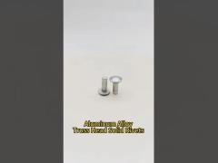 Truss Head Solid Aluminum Rivets 5056 Alloy Anodized Finish