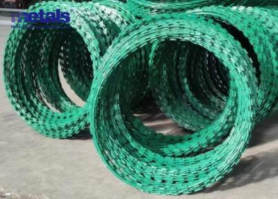 Cina BTO-22 Concertina Razor Coil Recinzione Galvanizzata Militare Concertina Wire CBT-65 in vendita
